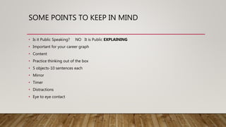 Anxiety management in public speaking | PPTX