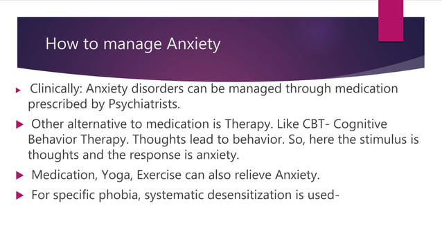 Anxiety presentation | PPT