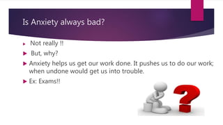 Anxiety presentation | PPT