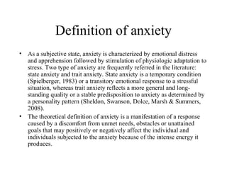 Anxiety Presentation | PPT