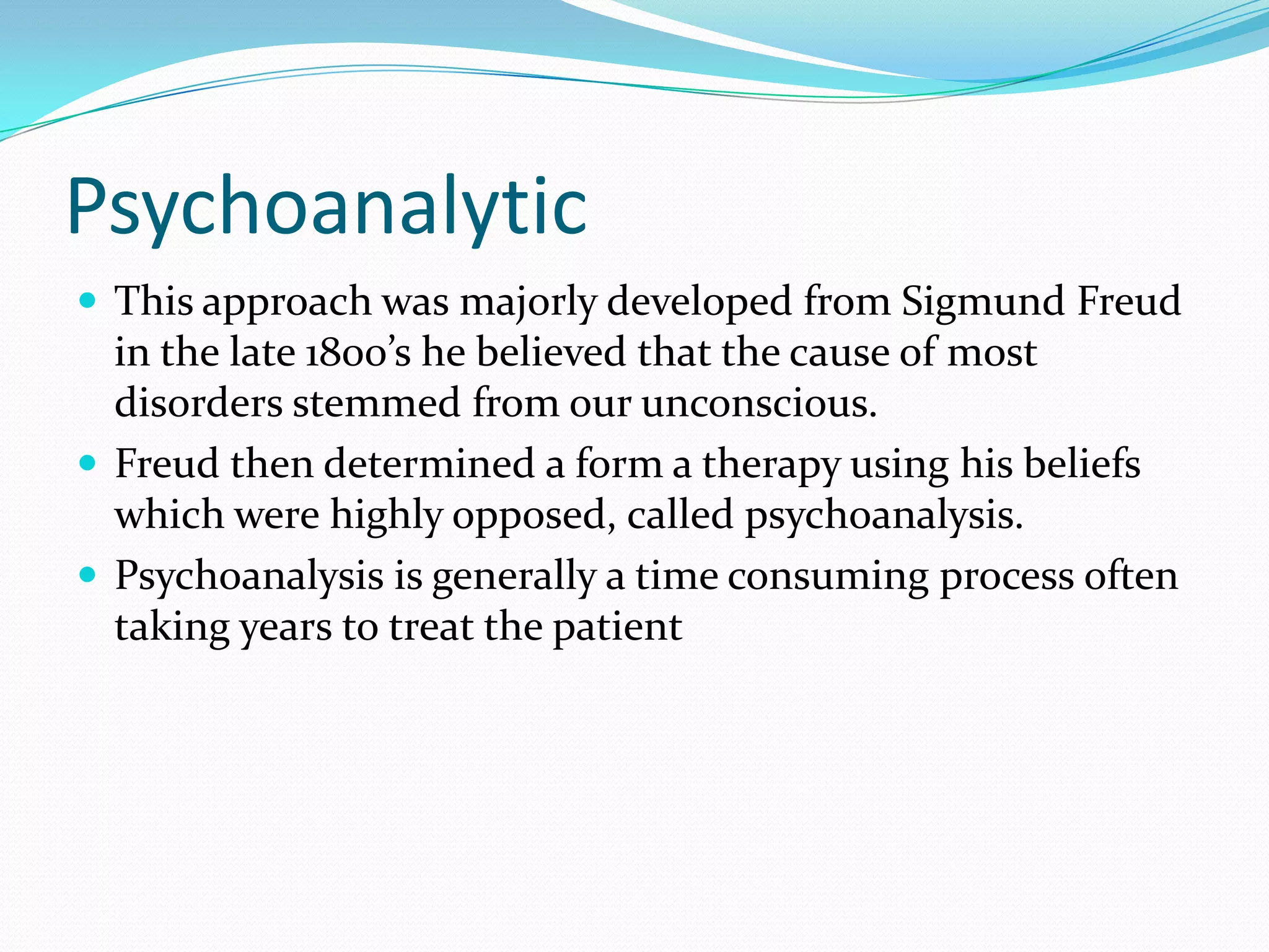 Anxiety through the theories | PPTX