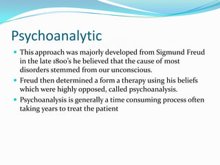 Anxiety through the theories | PPTX