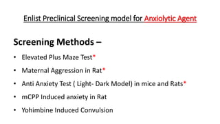 Preclinical Screening Model for Anti-Anxiety M.Pharm.pdf