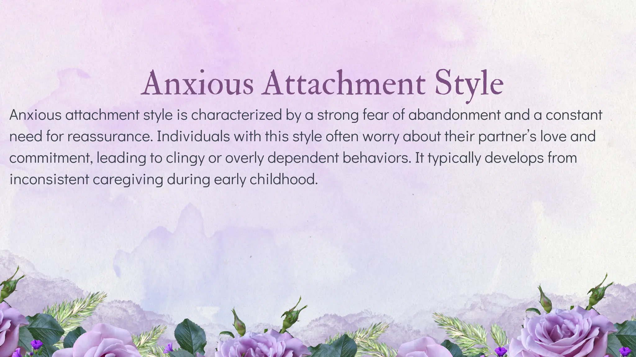 Difference between Anxious vs Avoidant Attachment Styles | PDF