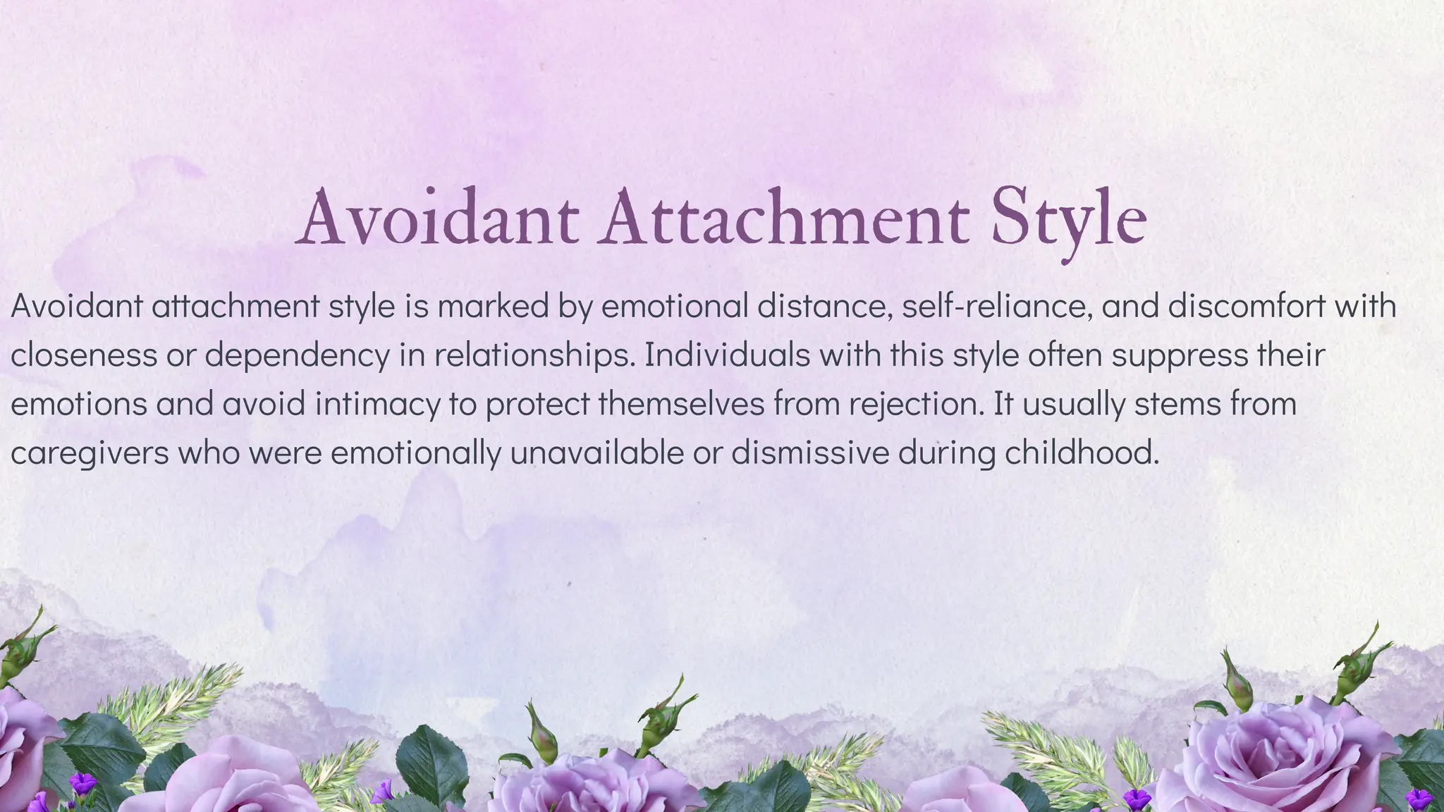 Difference between Anxious vs Avoidant Attachment Styles | PDF