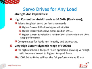Servo Drive for Top Performance | ElmoMC | PDF