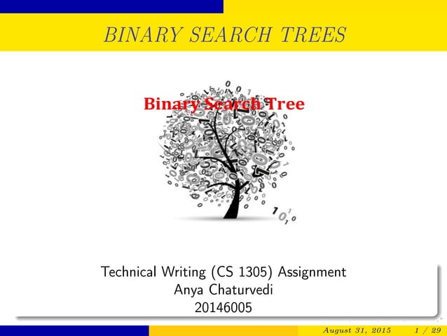 Binary Search Tree | PPT