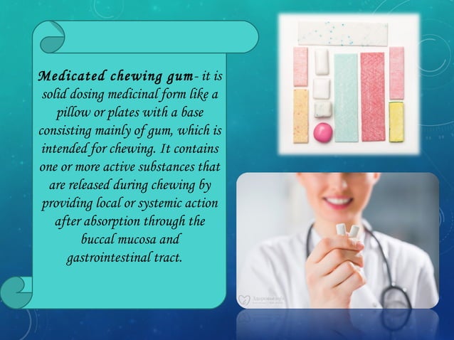 medicated chewing gum | PPT