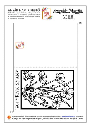Anyák napi üdvözlőkártyák-2021 | PDF
