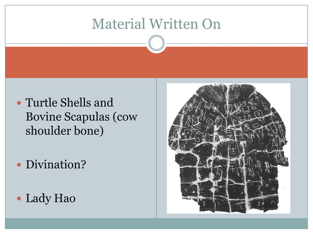 Anyang writing and the origin of the chinese | PPT