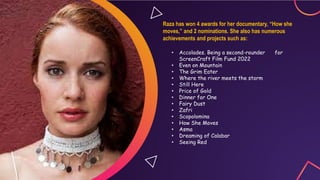Anya Raza Actress: Breaking the Boundaries. | PPTX