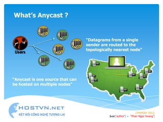 Anycast free dns service | PPTX | Computer Networking | Computing
