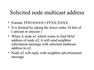 Anycast & Multicast | PPT