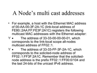 Anycast & Multicast | PPT