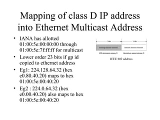 Anycast & Multicast | PPT