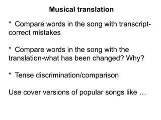 Any excuse for a song sat | PPT