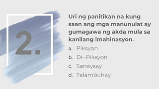 Anyo at Uri ng Panitikan | PPTX