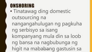 Anyo ng globalisasyon | PPTX