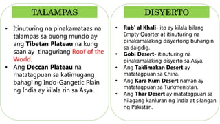 Anyong Lupa at Anyong Tubig sa Asya | PPTX