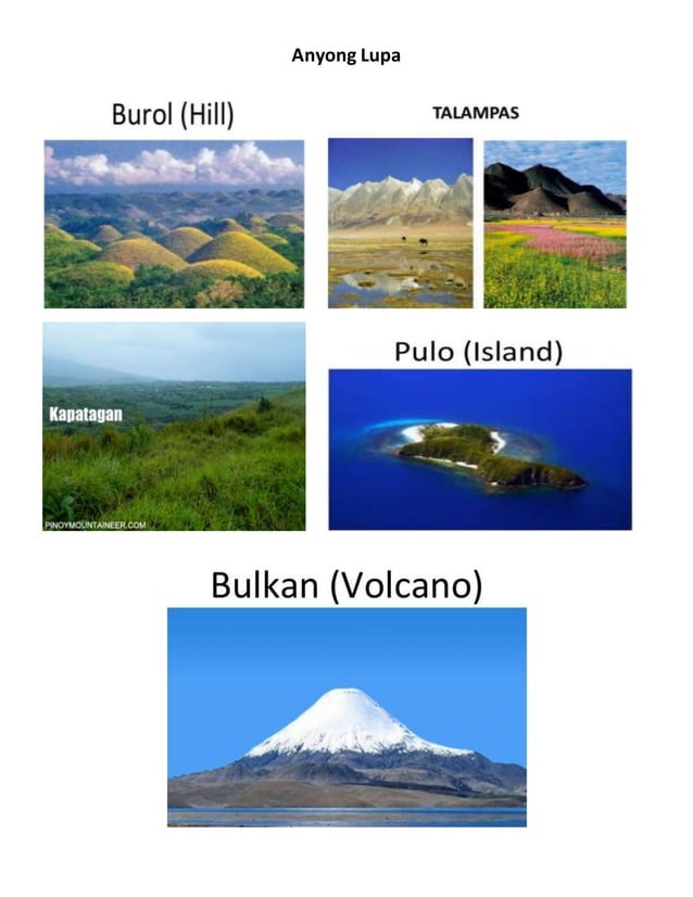 Anyong lupa at Anyong Tubig | PDF