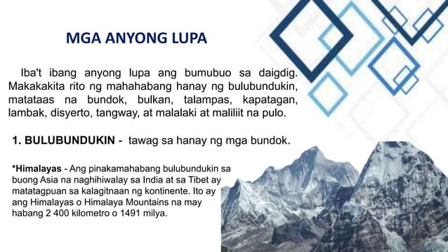 ANYONG LUPA & ANYONG TUBIG SA DAIGDIG.pptx