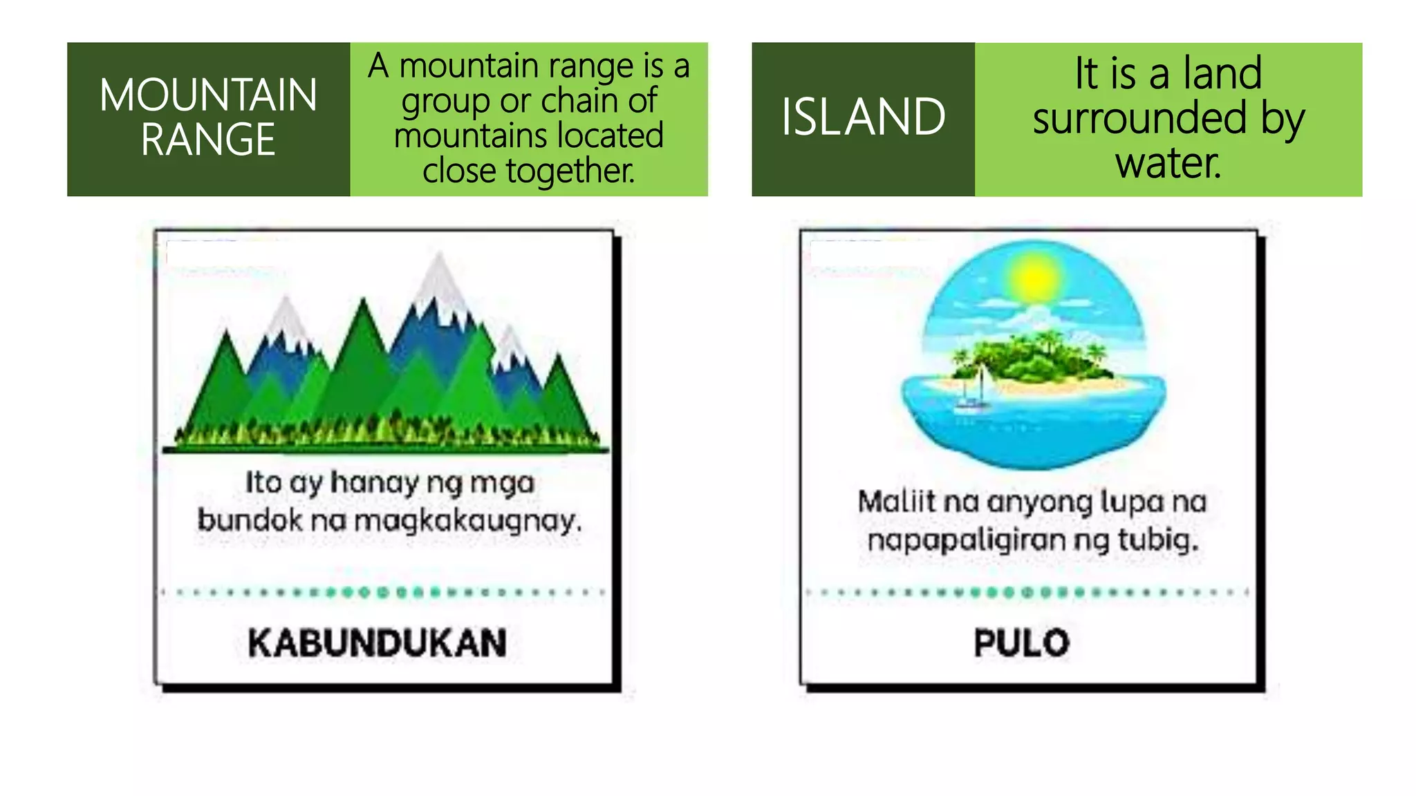 Anyong Lupa at Anyong Tubig | PPTX