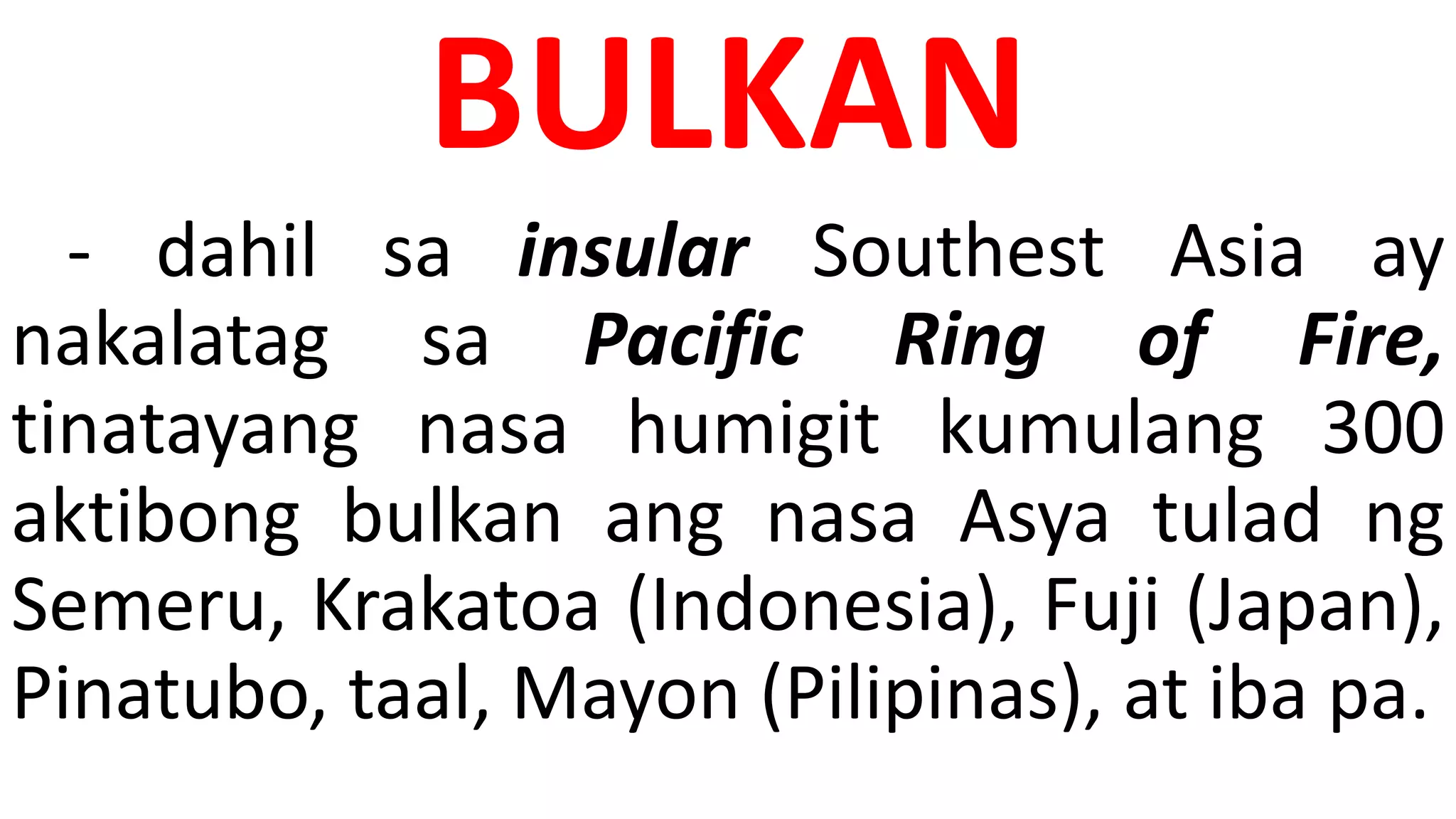 Anyong lupa at Anyong Tubig sa Asya | PPTX