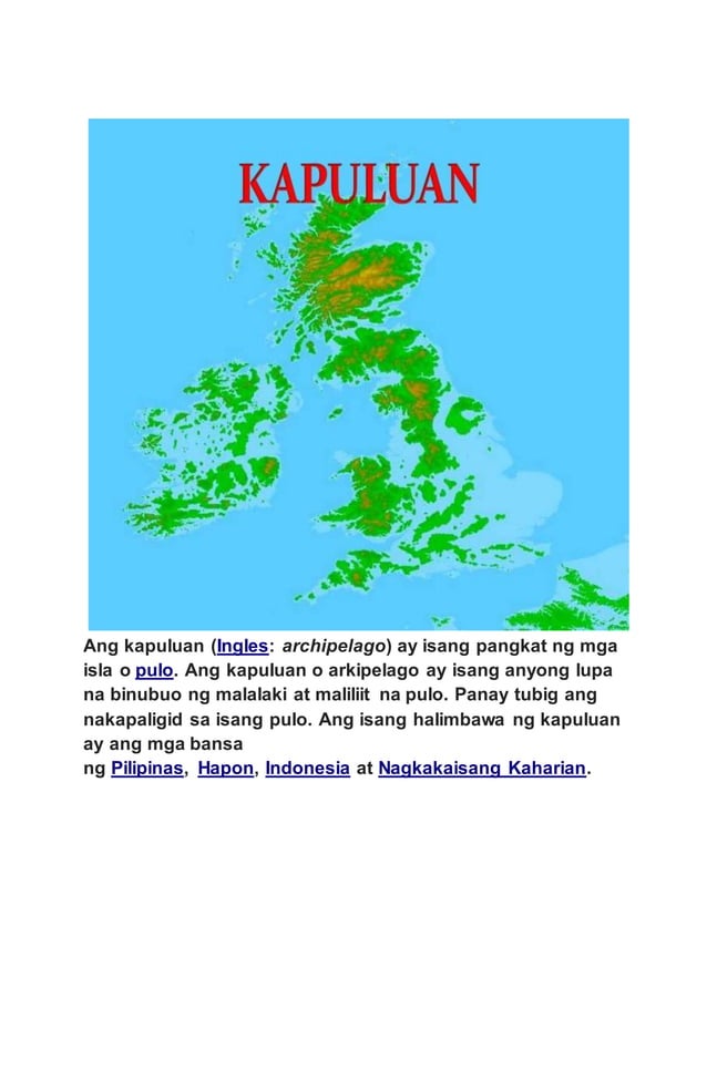 Mga hulma sa yuta og tubig | DOCX