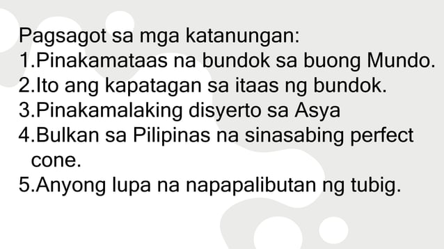 ANYONG LUPA AT TUBIG sa asya isa sa mga konyinente ng daigdig.pptx