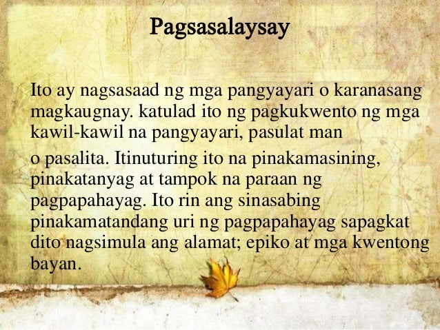 Ito Ay Nagpapahayag Ng Mga Pangyayari O Kasanayang Magkakaugnay Ito Ay Nagpapahayag Ng Mga Pangyayari O Kasanayang Magkakaugnay