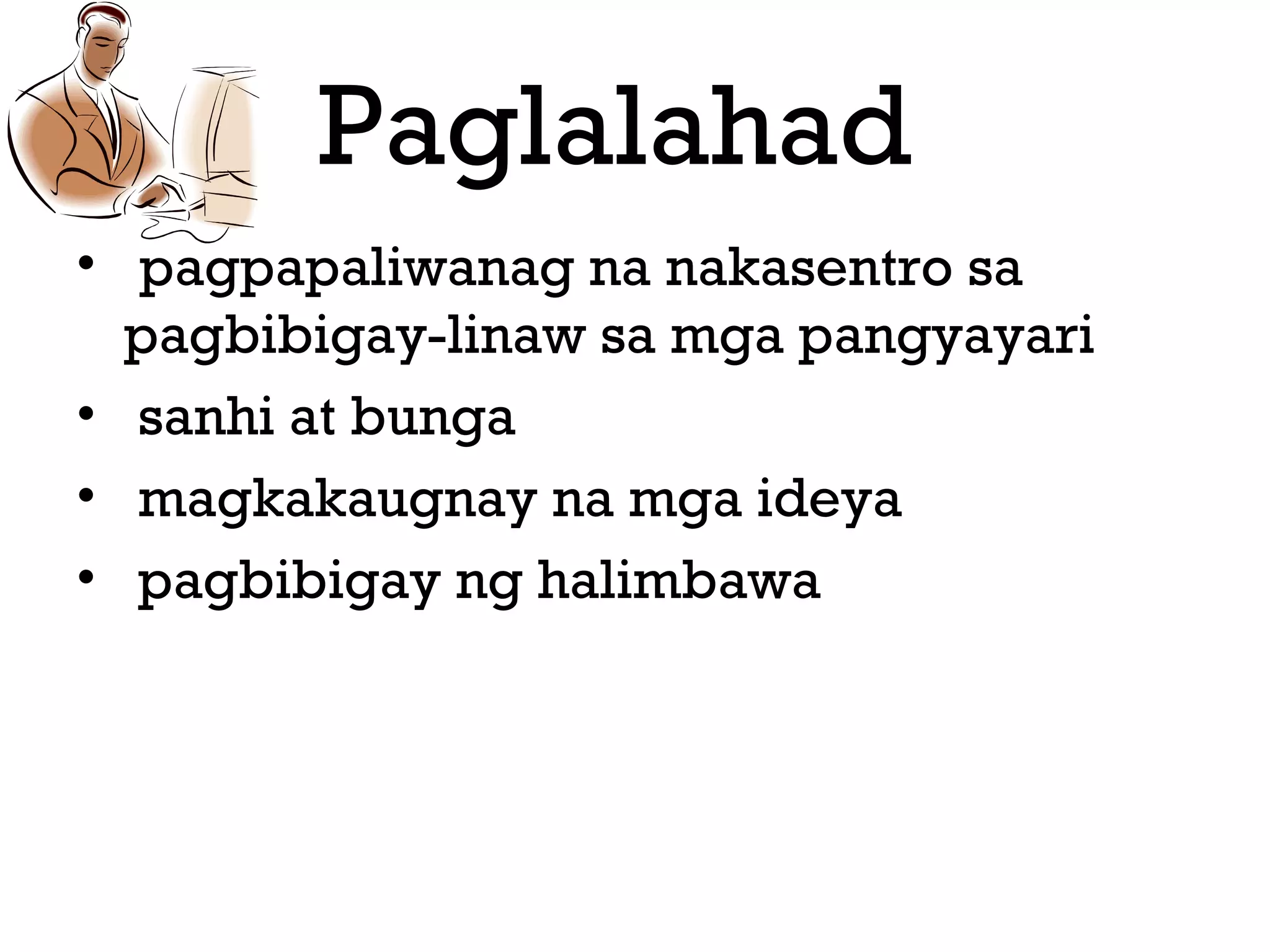 Anyo ng pagsulat ayon sa layunin | PPT
