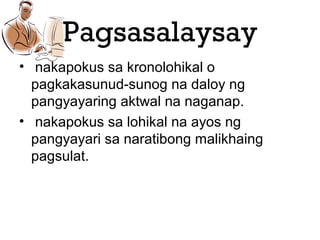 Anyo ng pagsulat ayon sa layunin | PPT