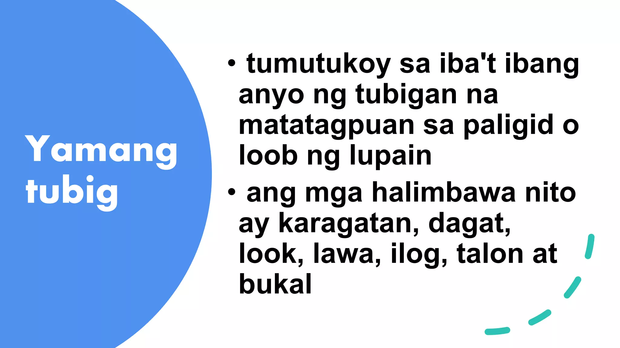 Anyong Tubig | PPTX