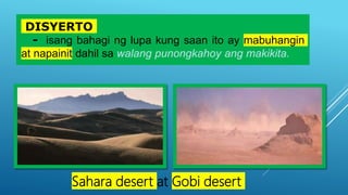 Anyong Lupa at Anyong Tubig | PPTX