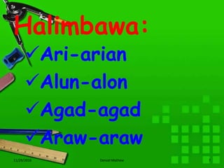 Anyo o kayarian ng pangngalan | PPTX