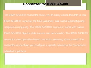 Anypoint connectorfor ibm as 400 | PPT