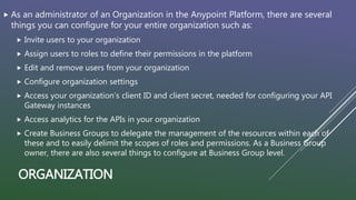 Anypoint access management | PPTX