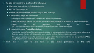 Anypoint access management - Roles | PPTX | Cloud Computing | Internet