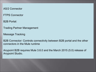 Mule B2B | PPT