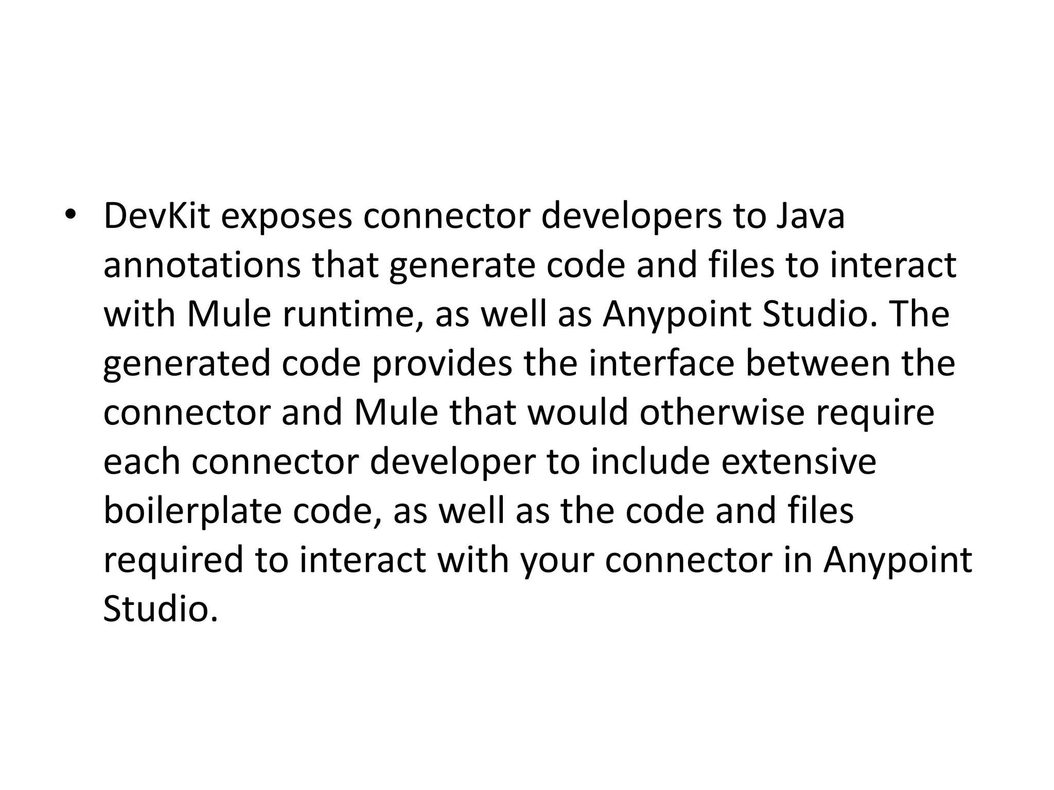 Basics of Mulesoft Anypoint connector | PPTX