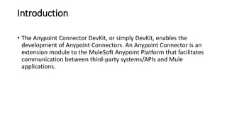 Anypoint connector dev kit | PPT
