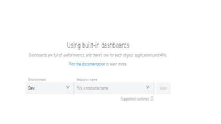 Anypoint Monitoring - Built in Dashboards, Custom Dashboards, Alerts and Functional Monitoring | PPT