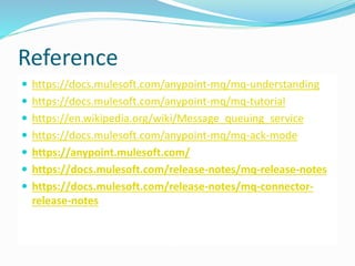 Anypoint mq (mulesoft) pub sub model | PPTX | Computing | Technology ...