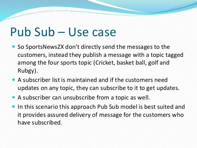 Anypoint mq (mulesoft) pub sub model