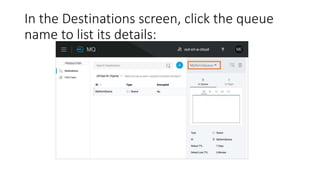 Anypoint mq queues and exchanges | PPTX