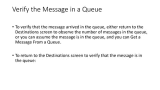 Anypoint mq queues and exchanges | PPTX