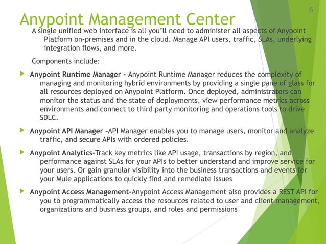 Anypoint platform architecture and components | ODP