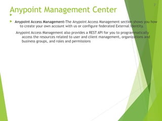 Anypoint platform architecture and components | ODP