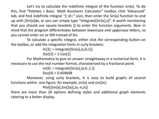 Anything but simple Mathematica | PPT