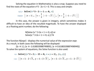 Anything but simple Mathematica | PPT